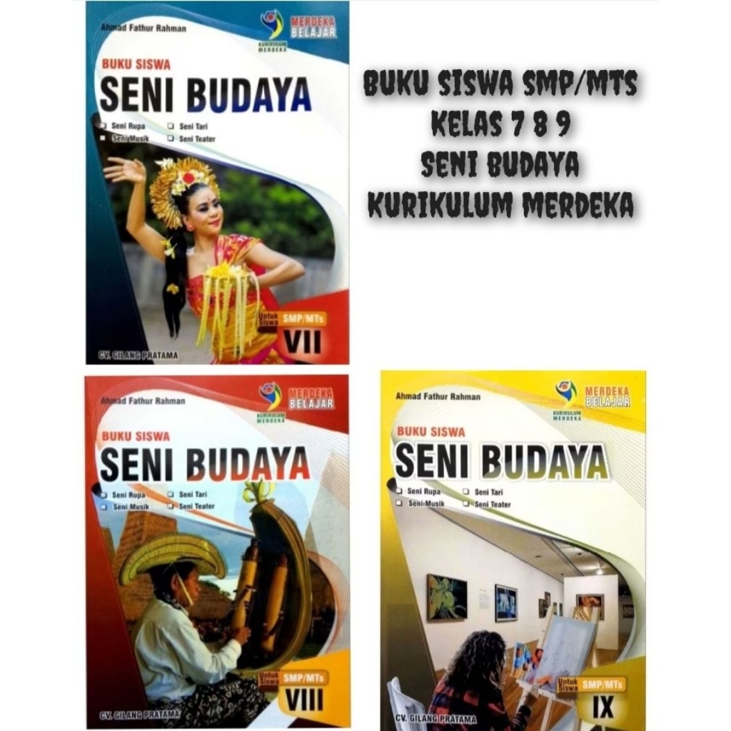 Jual Buku Siswa Seni Budaya SMP/MTs Kelas 7 8 9 Kurikulum Merdeka GP | Shopee Indonesia