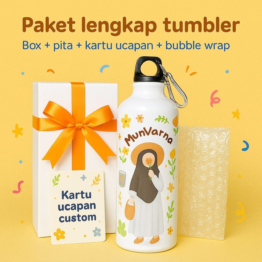 Jual Tumbler sport botol termos Custom Aluminium premium 750ml – Cetak ...
