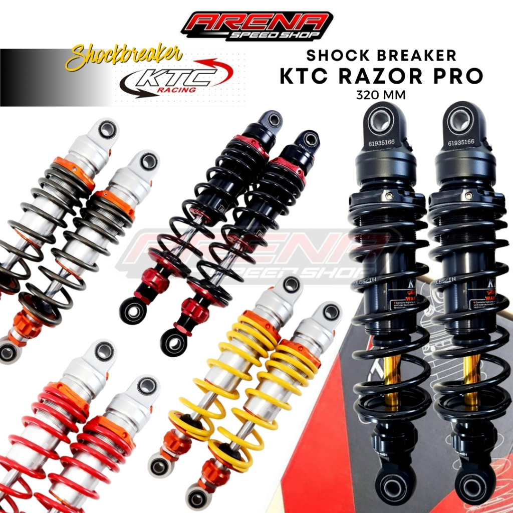 Jual KTC Razor PRO Shockbreaker 320mm - Shock Breaker RXK Rebound Click RX King Tiger 320 mm ...