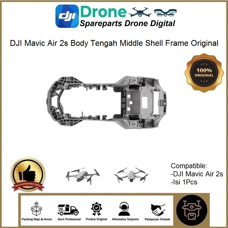 Jual DJI Mavic Air 2s Body Middle Tengah Frame Shell Original Air 2s ...