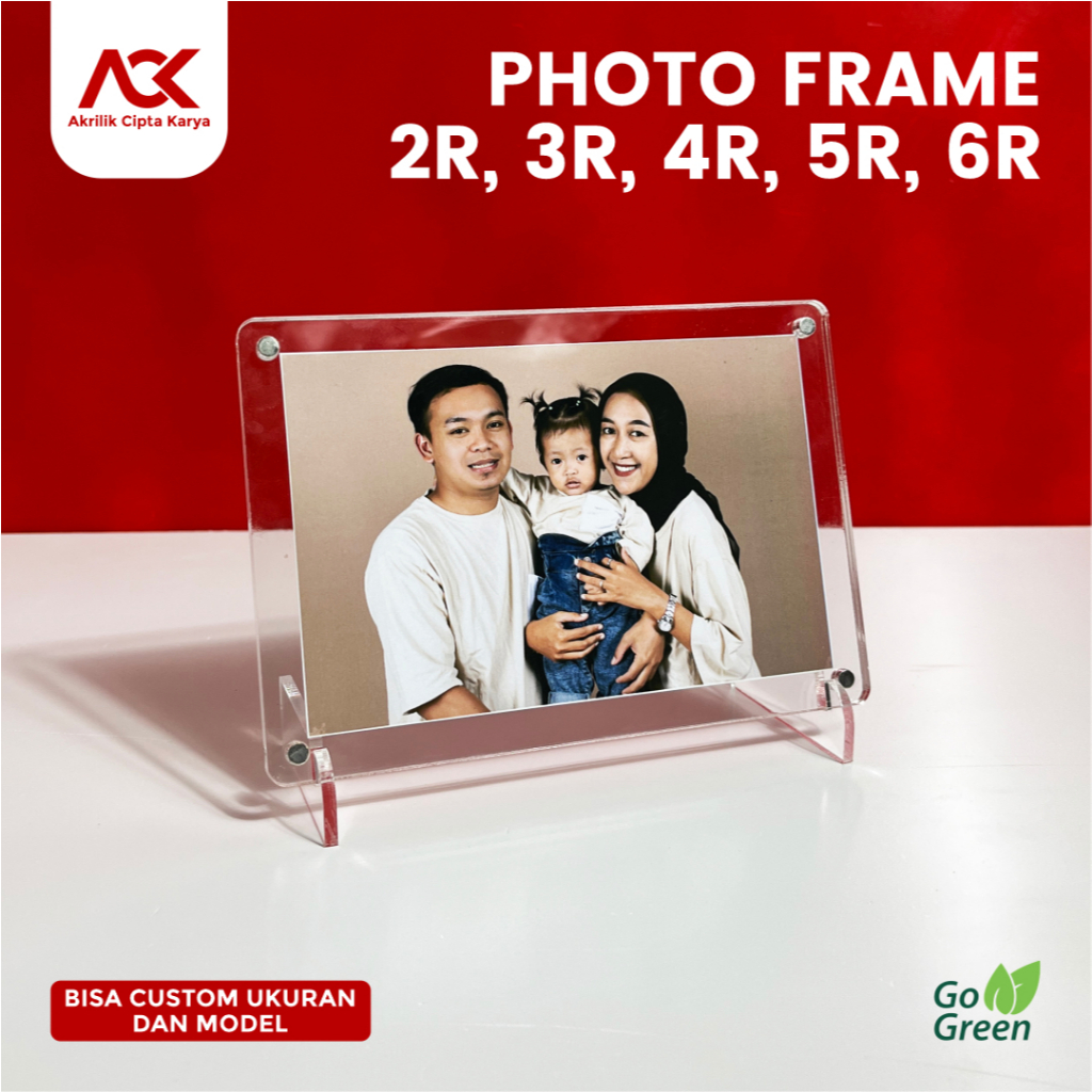 Jual Frame Foto Akrilik Bingkai Foto Akrilik Custom Pigura Foto - Model ...