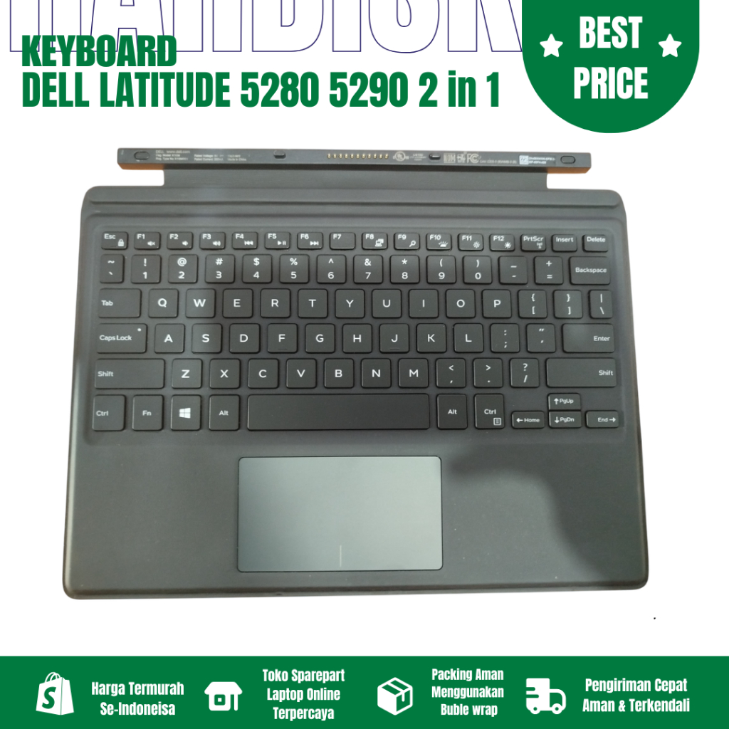 Jual Keyboard Dell Latitude 5280 5290 2 in 1 Type K16M | Shopee Indonesia