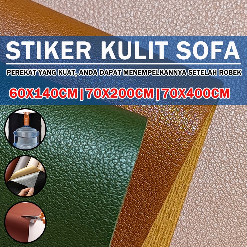 Jual 【senior】stiker sofa kulit berperekat sticker sofa bahan kulit ...