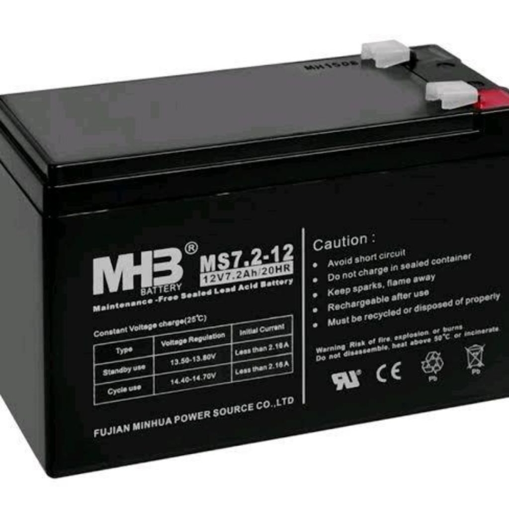 Jual MHB MS7-12 7ah 12V Battery UPS APC BVX BX | Shopee Indonesia