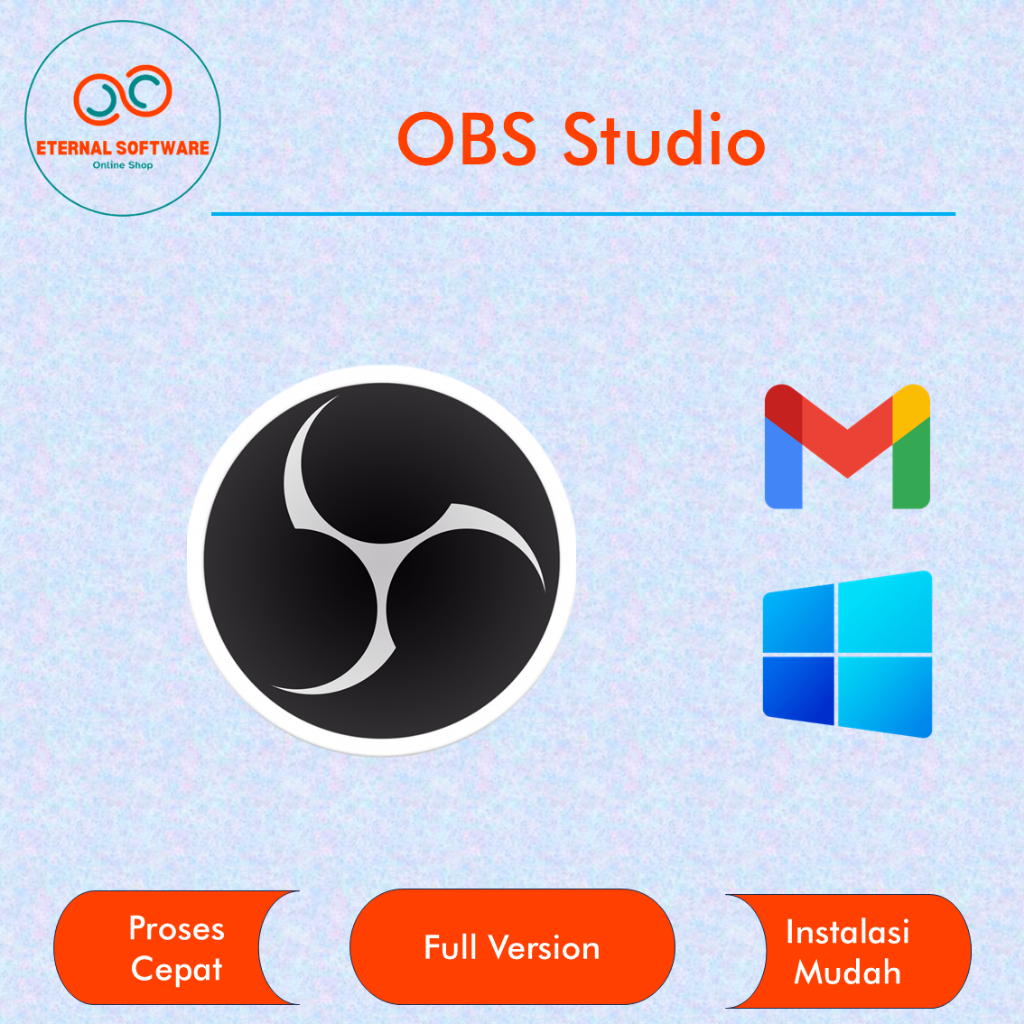 Jual OBS Studio Pro Full Version Software Rekam Layar Aplikasi Streaming Full Lisensi Lifetime ...