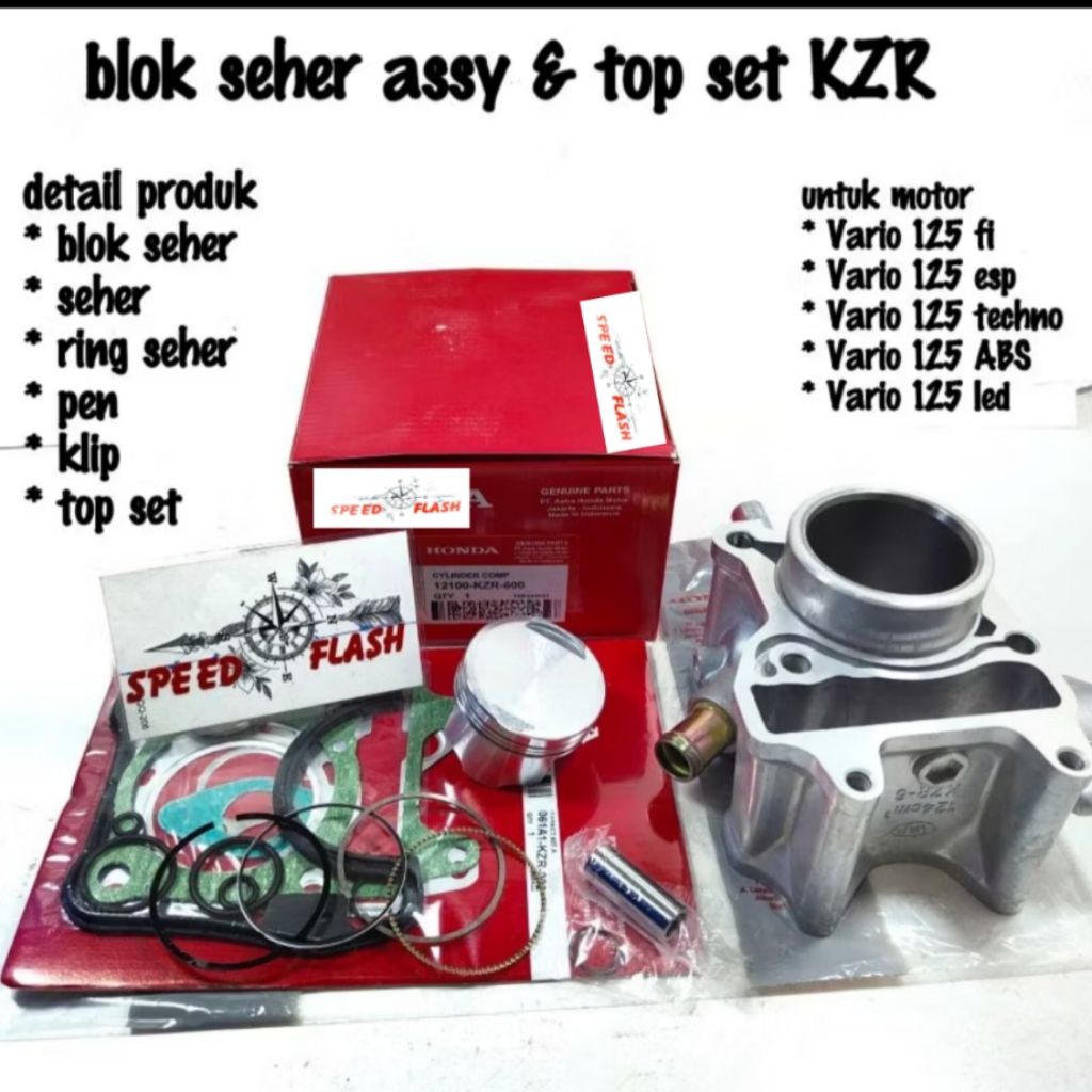 Jual BLOK SEHER ASSY PLUS TOP VARIO 125 FI VARIO 125 ESP VARIO 125 LED ...