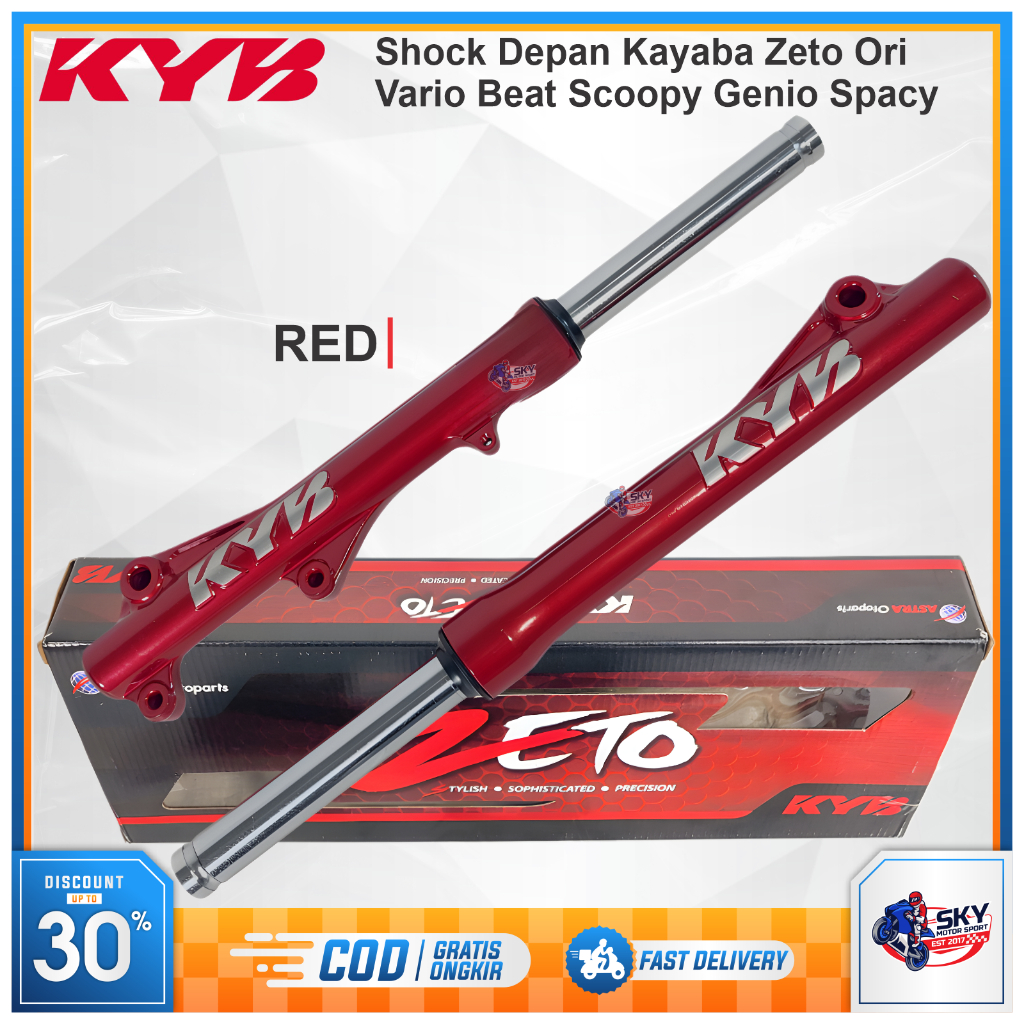 Jual Shock Depan Kayaba Zeto Beat Vario 110 / Vario 125 / Vario 150 ...