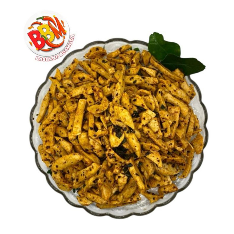 Jual Cemilan Kekinian Basreng Stik Chili Oil Viral Pedas/Original/Polos ...