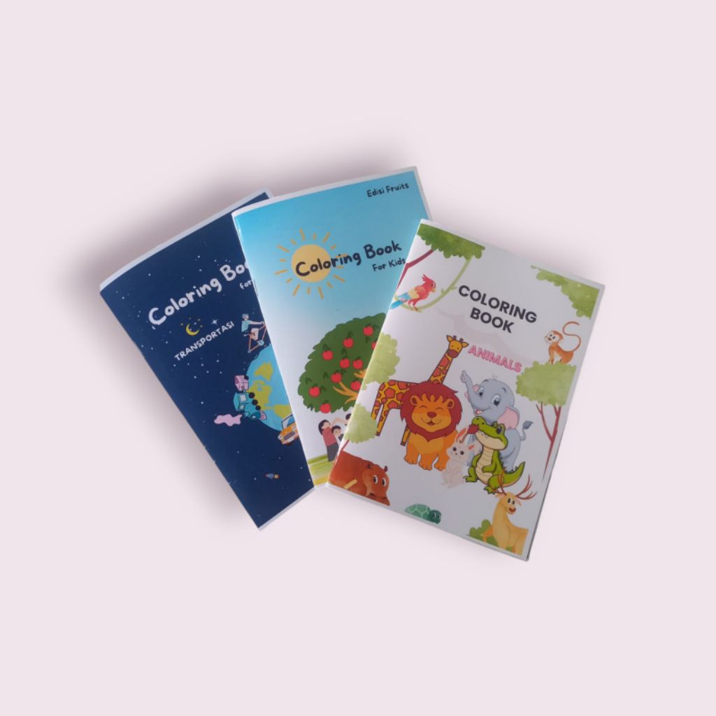 Jual Coloring Book Kids || Buku Mewarnai Anak || Full Colour ukuran A5 ...