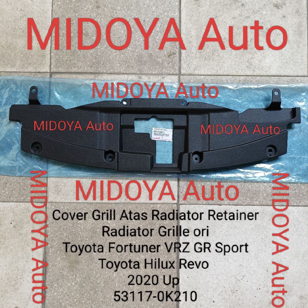 Jual Cover Grill Atas Radiator Retainer Radiator Grille Toyota Fortuner ...