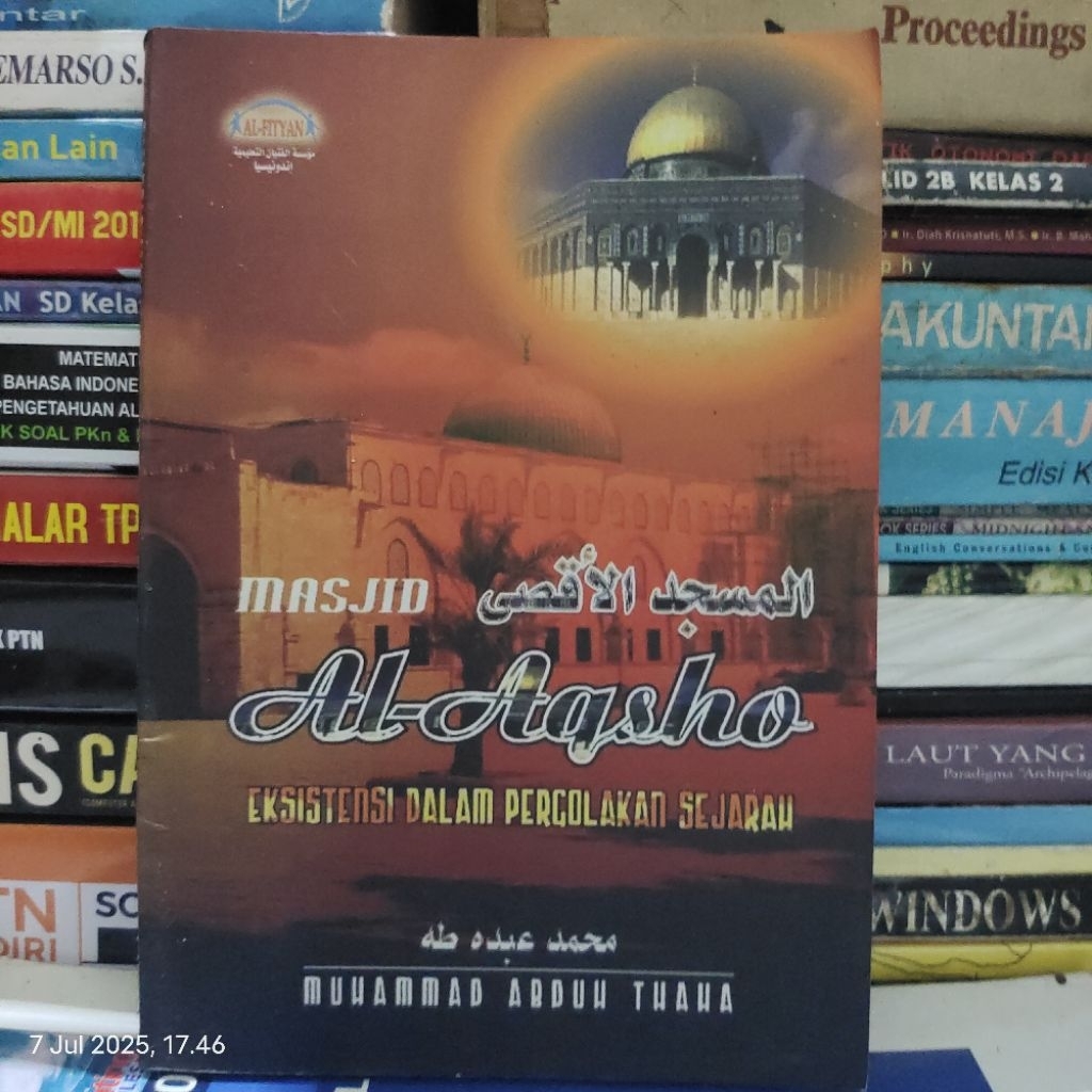 Jual BUKU MASJID AL AQSHO ORIGINAL | Shopee Indonesia