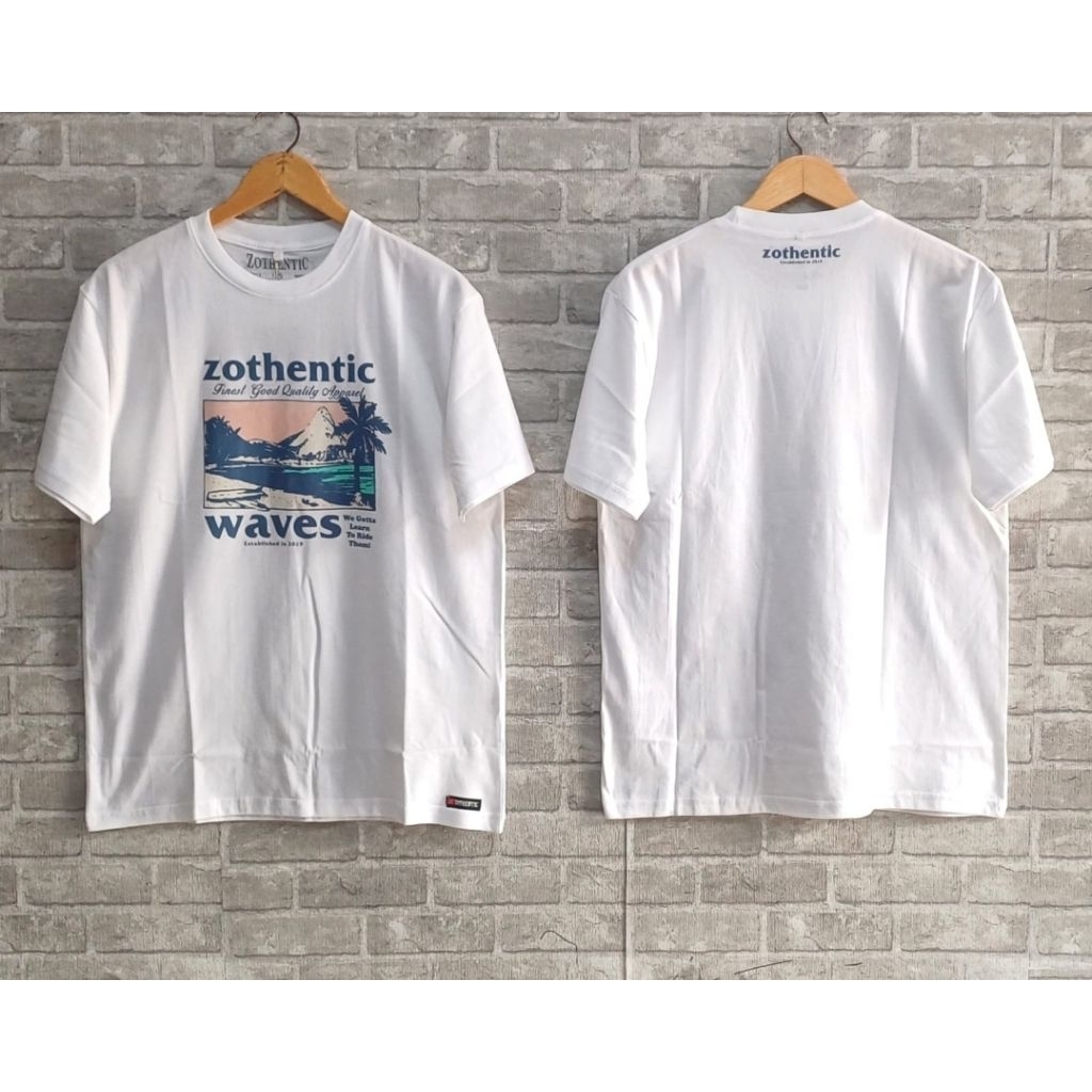 Jual [BISA COD] Kaos clothing/zothentic/ Kaos Premium/ Kaos Distro/Kaos Skate/Kaos Pria | Shopee ...