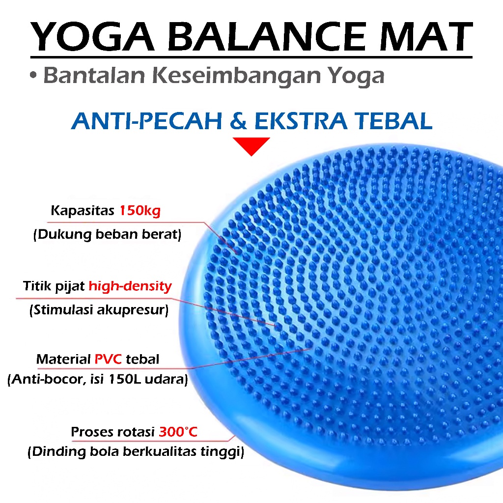 Jual Pad Yoga Massage Cushion Yoga Balance Alat Yoga Sport Untuk ...