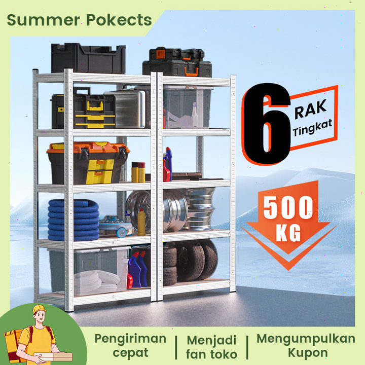 Jual Rak Susun Besi Serbaguna Rak Besi Susun 4/5/6 Tingkat Rak Dapur ...
