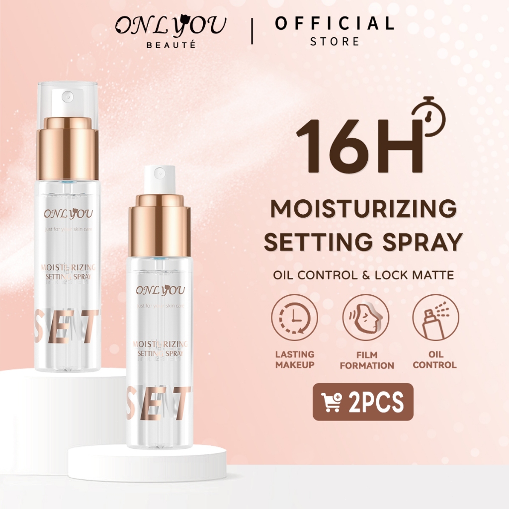 Jual ONLYOU Setting Spray Makeup Stay Lock Mist Long-lasting Lock ...