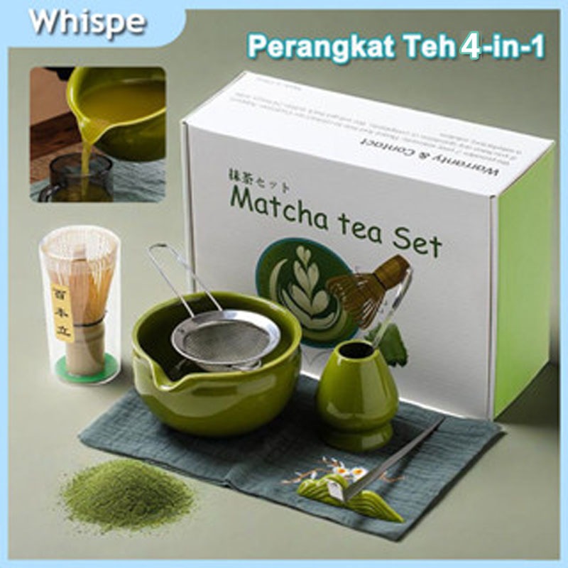 Jual 4in1 Alat Matcha Making Set Powder Chasen Tool / Kerajinan Pembuat ...