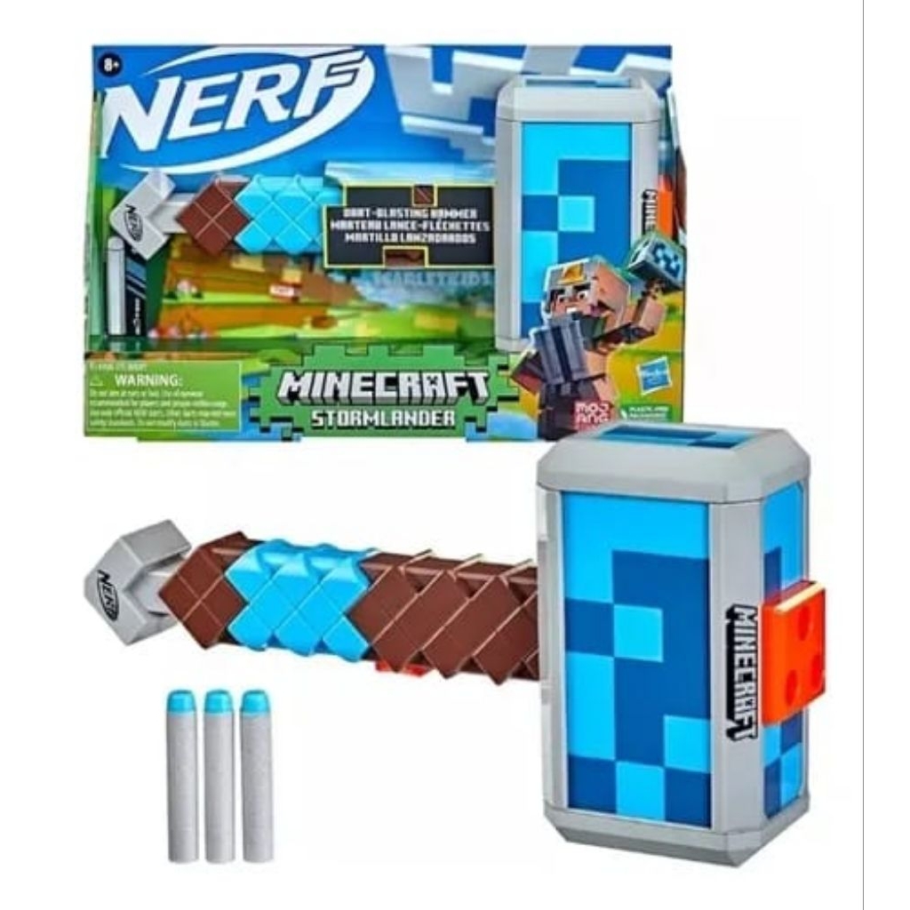 Jual nerf minecraft storm lander new original hasbro baru asli mainan ...