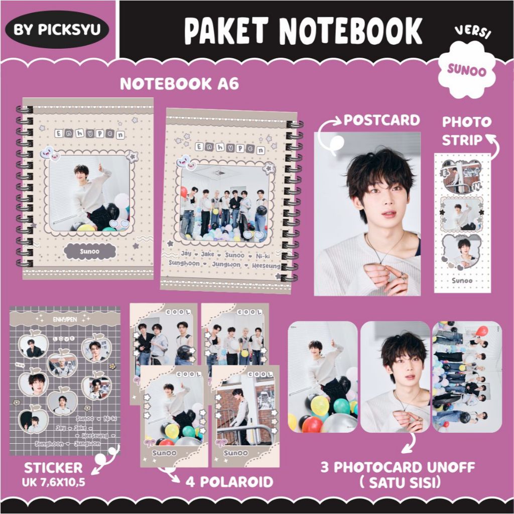Jual PAKET RINGNOTE ENHYPEN - SKETCH 2 - DESIRE UNLEASH / PAKET ...