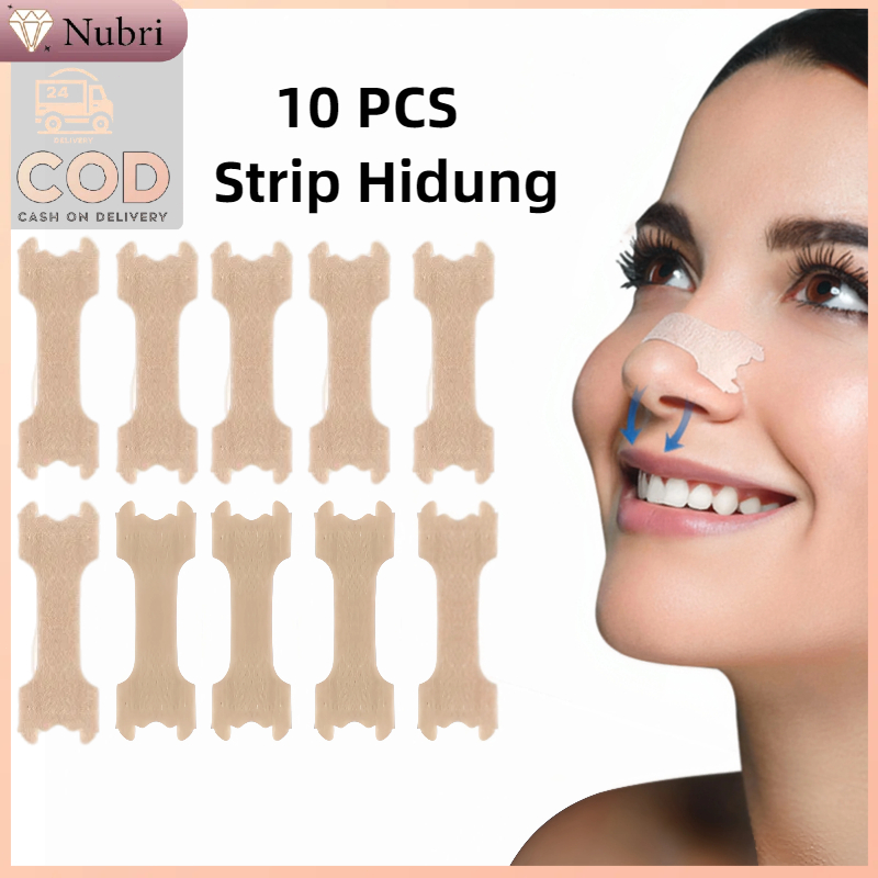 Jual Nubri COD 10 PCS Plaster Hidung Pernapasan Plong /Plaster Anti ...