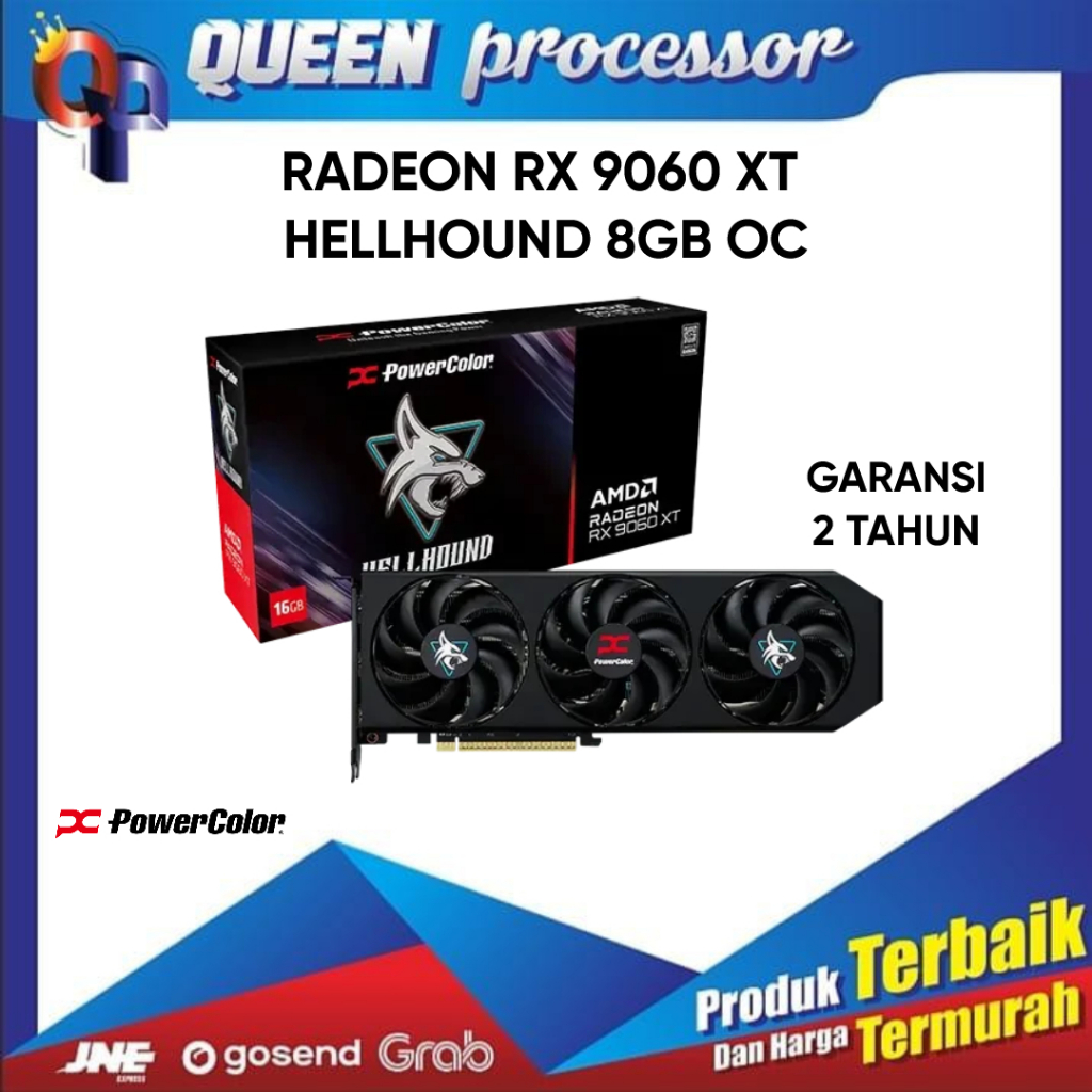 Jual VGA POWERCOLOR RX 9070XT HELLHOUND 16G GDDR6 RX 9070 XT | Shopee ...
