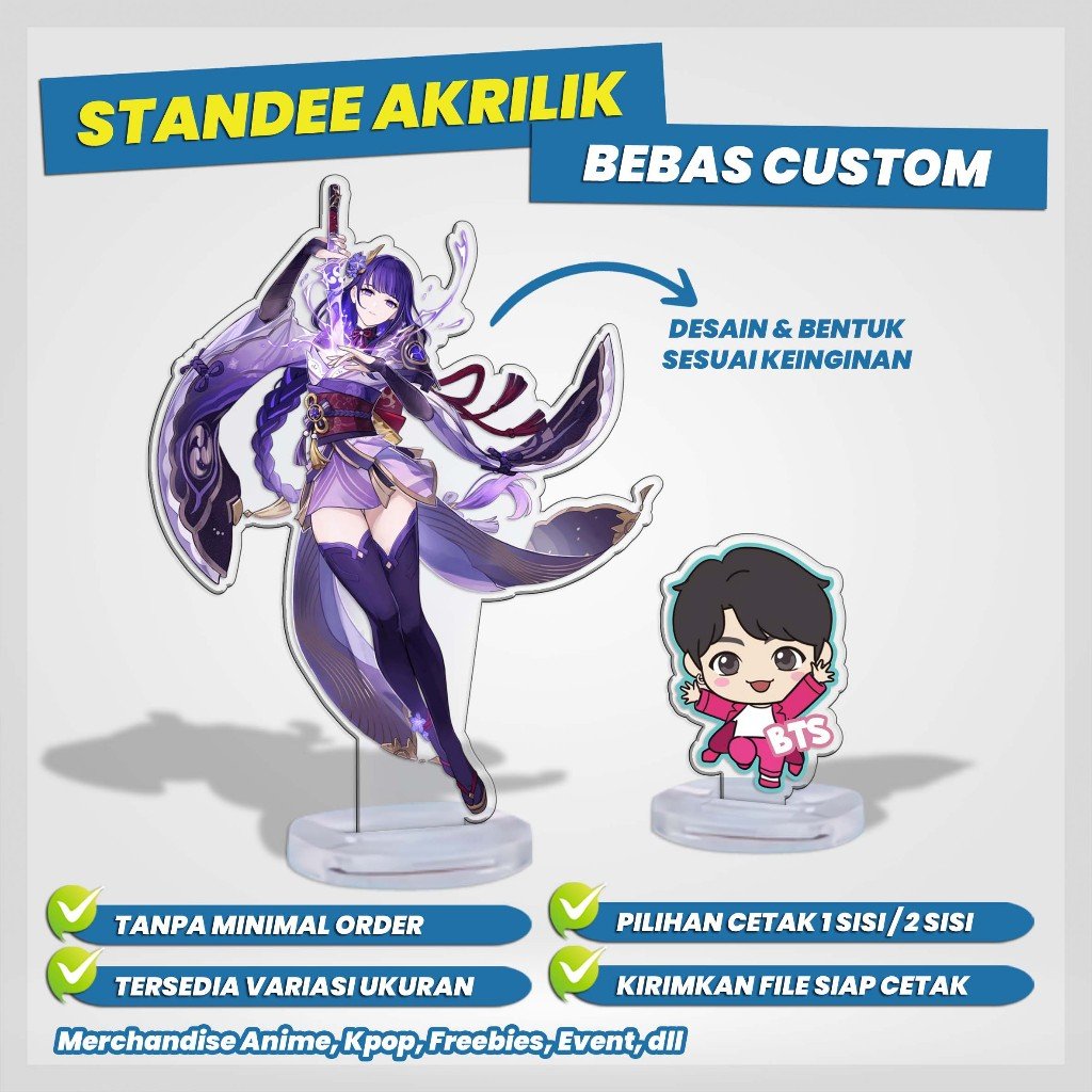 Jual STANDEE AKRILIK CUSTOM - Plakat Karakter / Standee Karakter ...