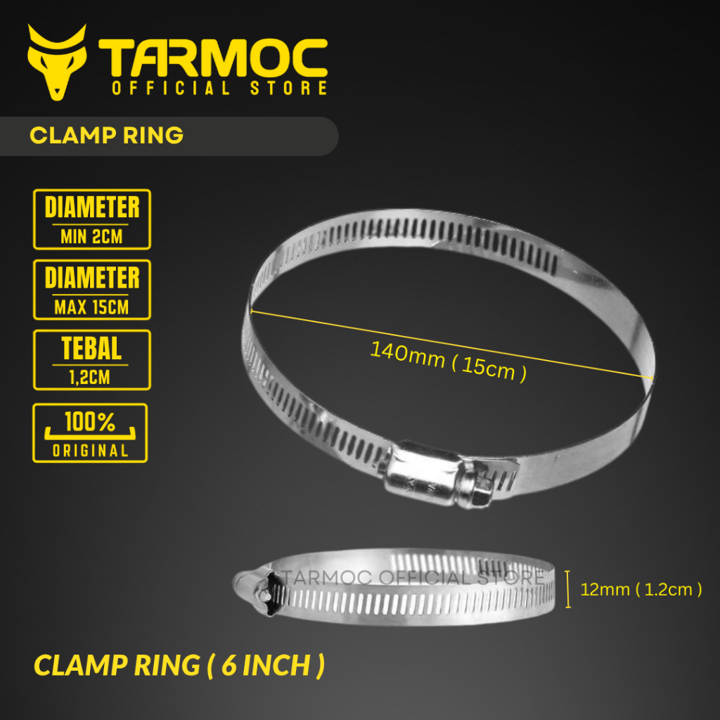 Jual Klemring 6 Inchi dan 9 inchi Pengikat ODP klem ring Clamp Selang ...