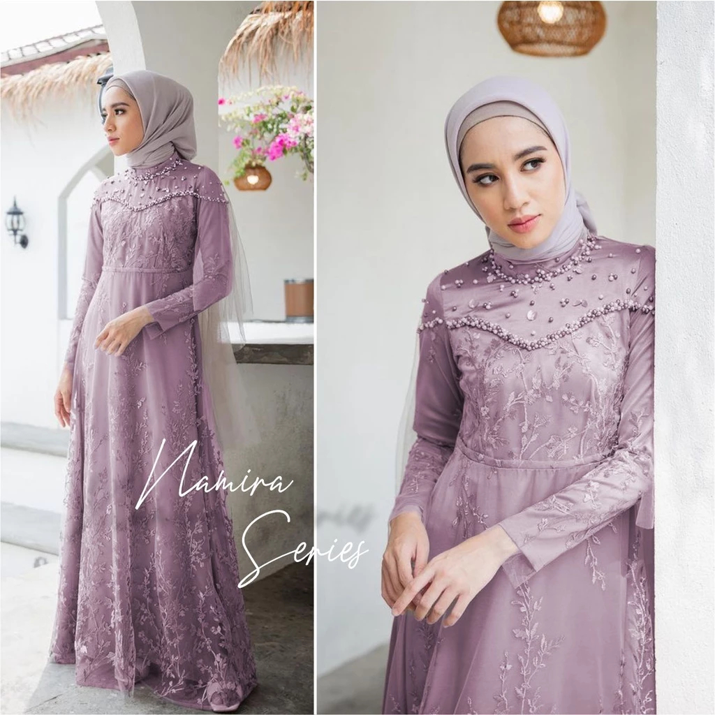 Jual NAMIRA DRESS MUSLIM EXSCLUSIVE MAXY PREMIUM MATERIALL//GAMIS ...