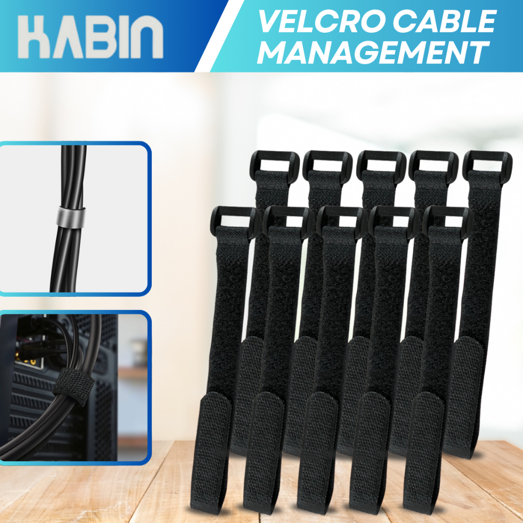 Jual 1 Pcs Velcro Strap Cable Management 20 X 200 mm Nylon | Shopee ...