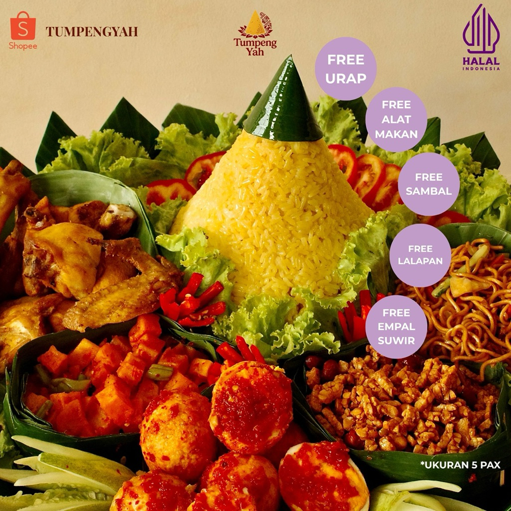 Jual Nasi Kuning Tumpeng Custom 5-30 pax | Nasi Tumpeng Mini Ulang ...