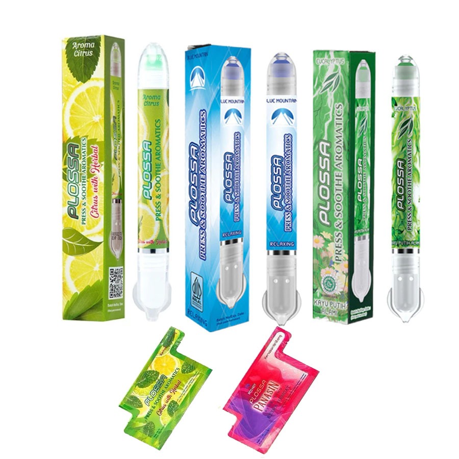 Jual Plossa Minyak Angin Aromatherapy 2in1 Bluemountain |Eucaliptus ...