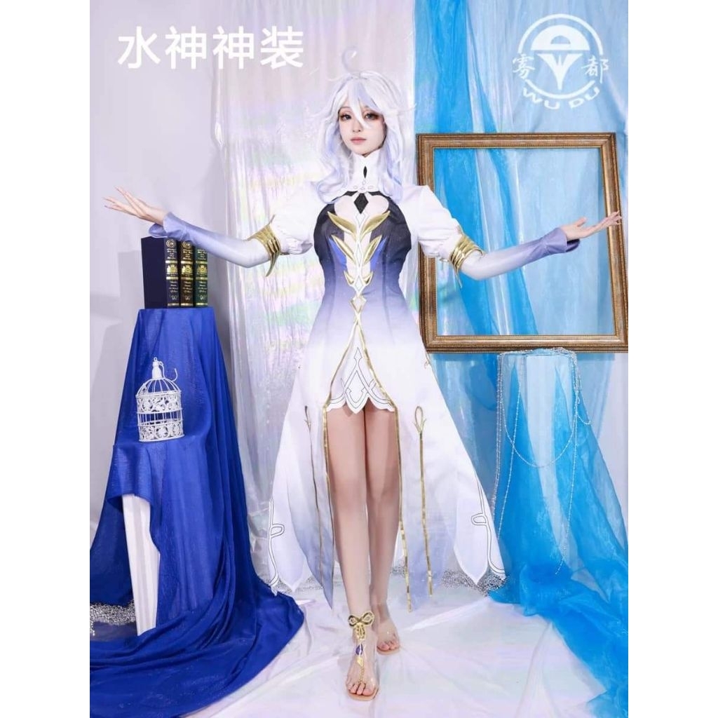 Jual Kostum / Costume Furina Focalor Archon Genshin Impact | Shopee ...