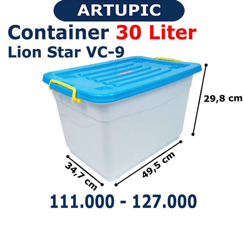 Jual Container 30 Ltr LION STAR VC-9 Wagon 30ltr Kontainer Storage ...
