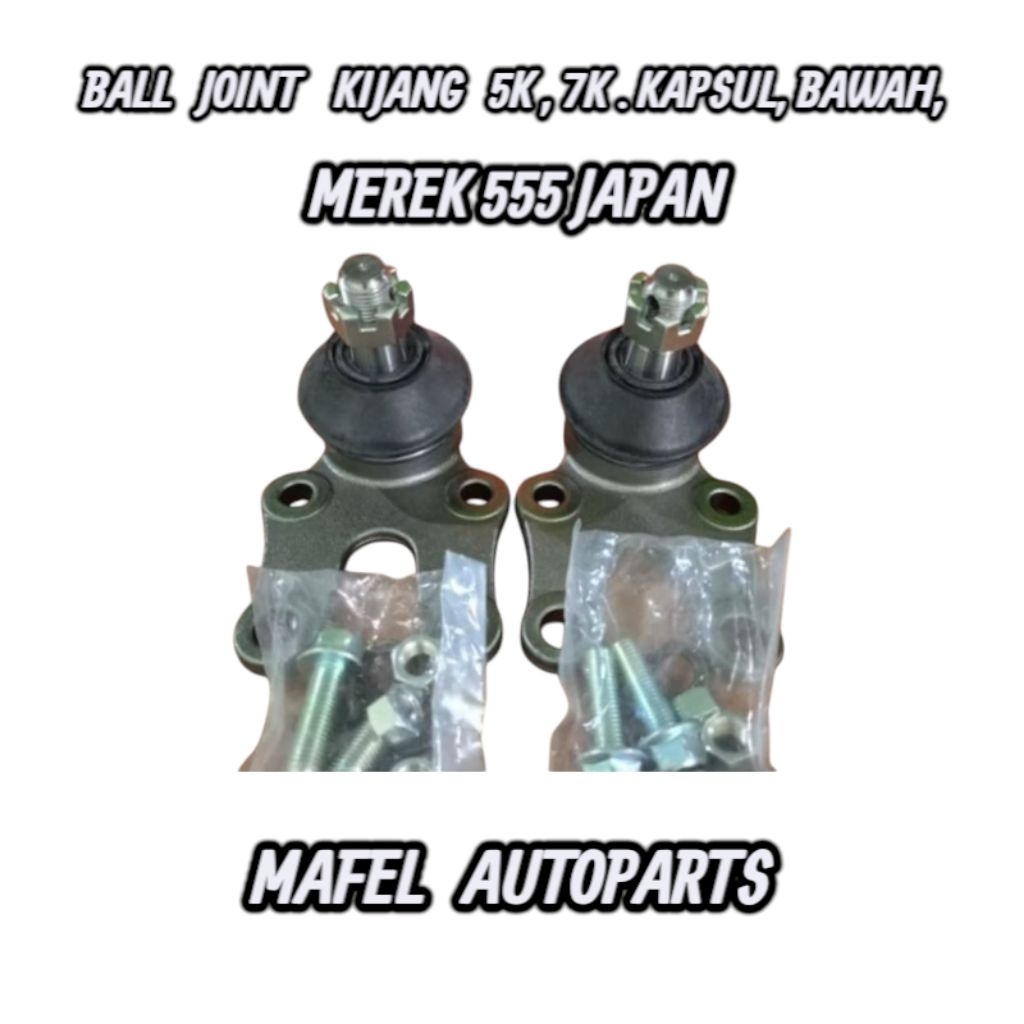 Jual BALL JOINT KIJANG 5K . 7K . KAPSUL. EFI. BAWAH. 555 JAPAN | Shopee Indonesia