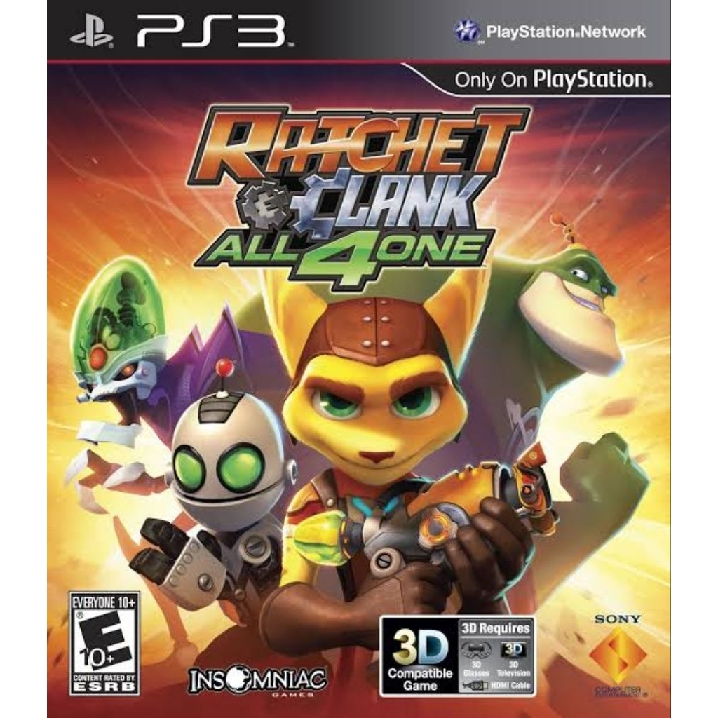 Jual File PKG PS3 - Ratchet & Clank - All 4 One - game ps2 ps3 ps4 cfw hfw hen gembox bitbox ...