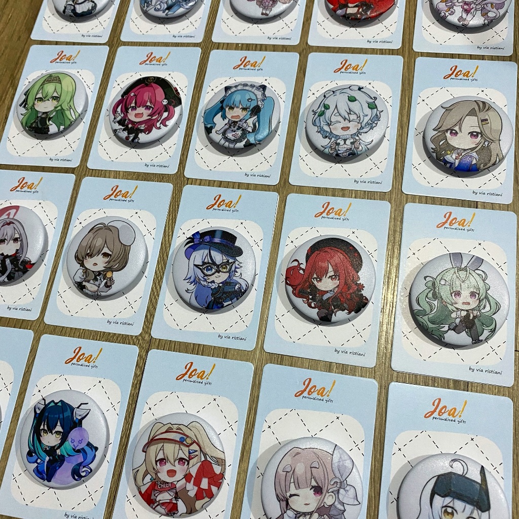 Jual Pin Button Goddess of Victory Nikke Merch Red Hood Rapi Cinderella ...