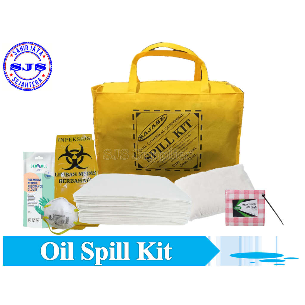 Jual Oil Spill Kit 10 Liter Oil Spill Kit 10L Kemasan Soft Bag Harga ...