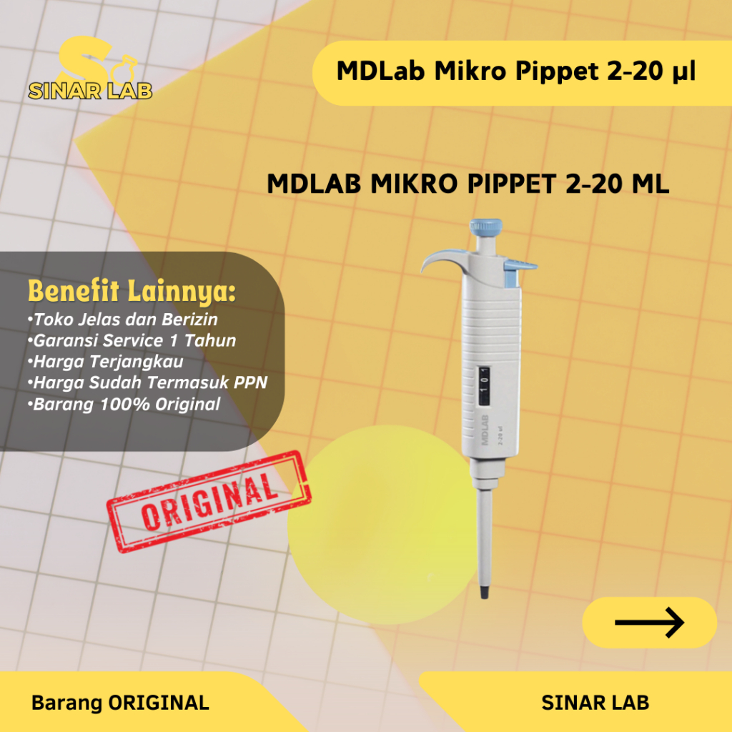 Jual MDLab MikroPippet 2–20 µl | Shopee Indonesia