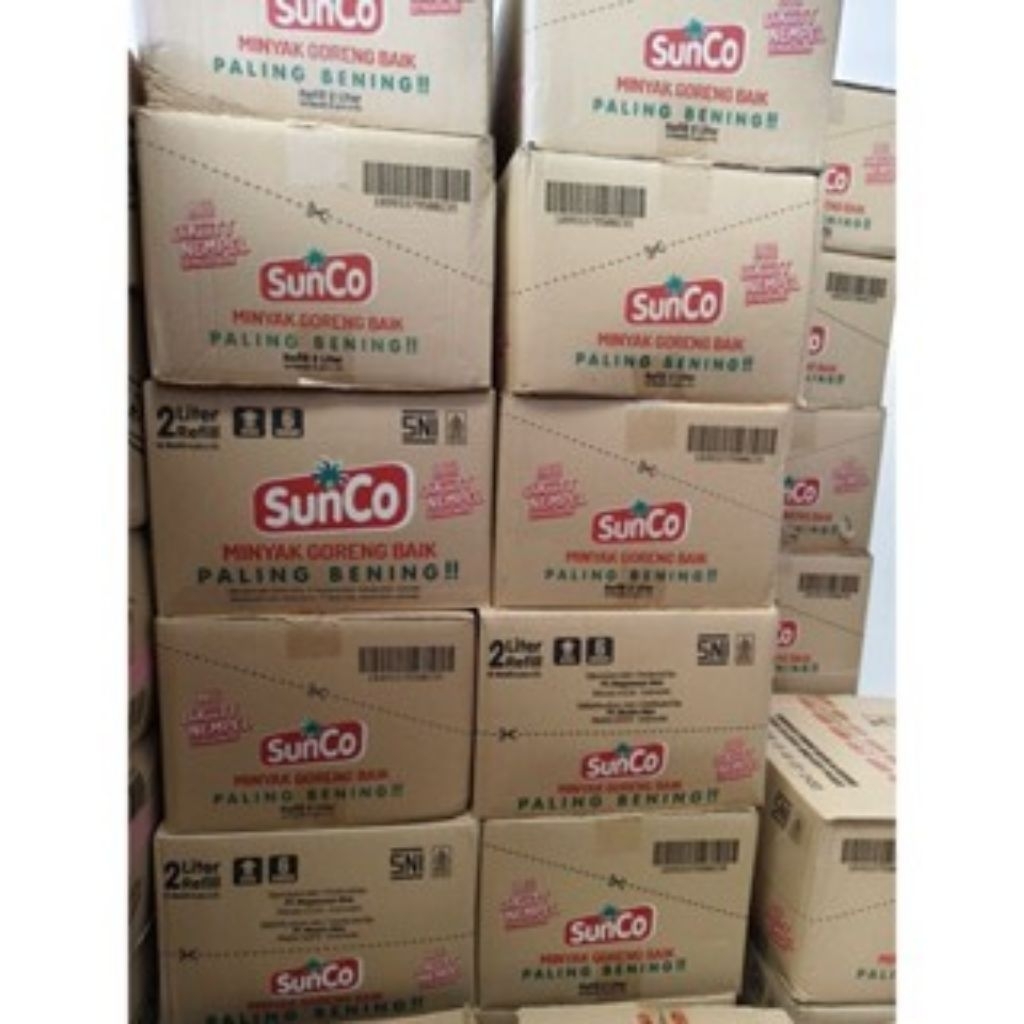 Jual 4 DOS PROMO MINYAK SUNCO KEMASAN 2 LITER | Shopee Indonesia