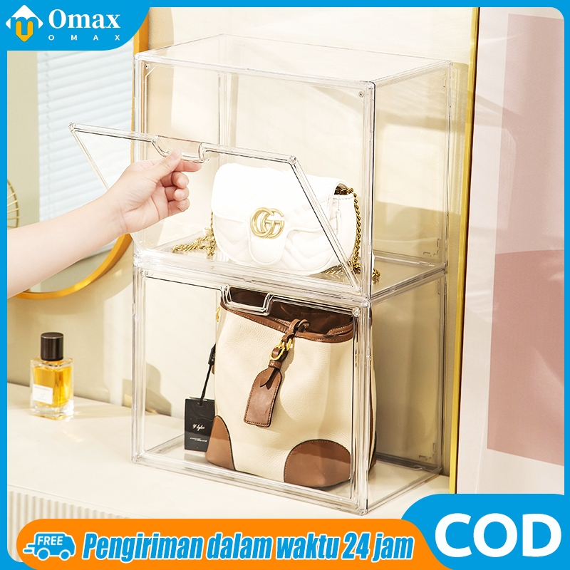 Jual Omax XXL Popmart Display Storage Transparent Boxes / Drop Front ...