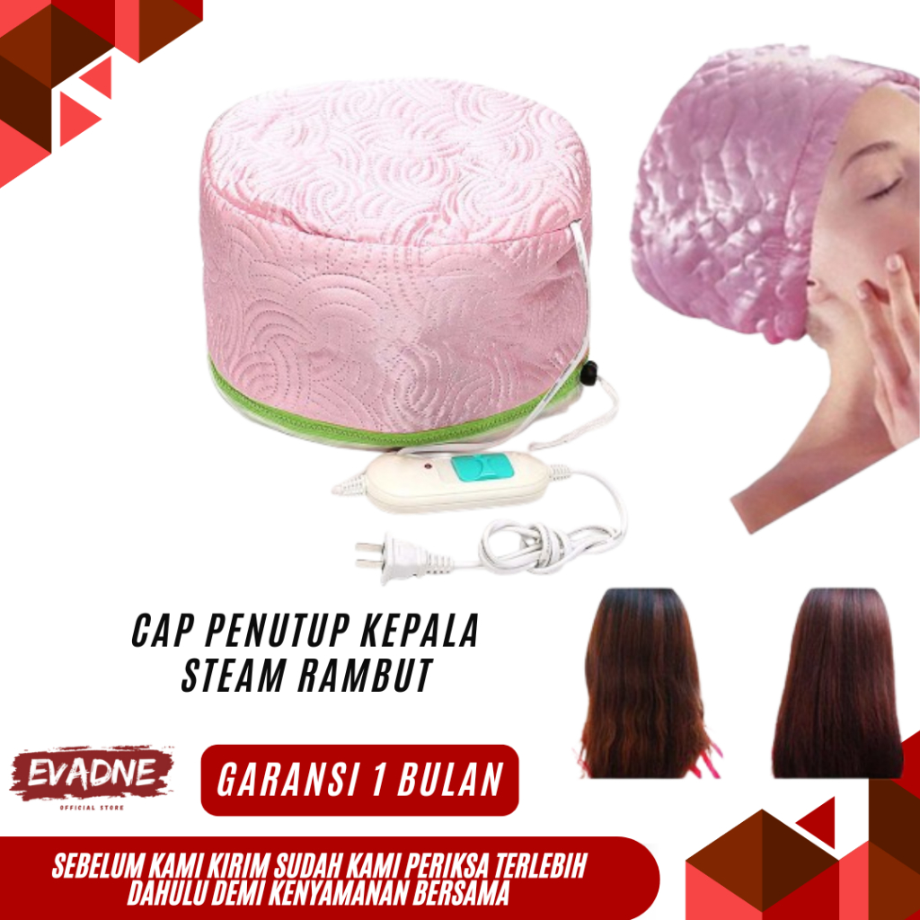 Jual Cap Penutup Kepala Steam Rambut - Hot Steamer SPA Rambut Thermal ...