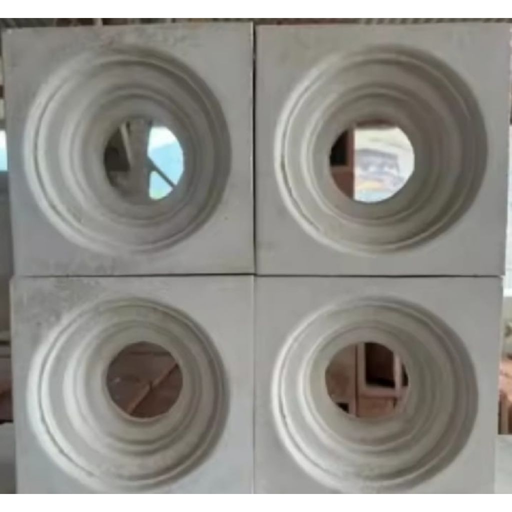 Jual roster beton minimalis anti tampias/hiasan dinding modern/warna ...