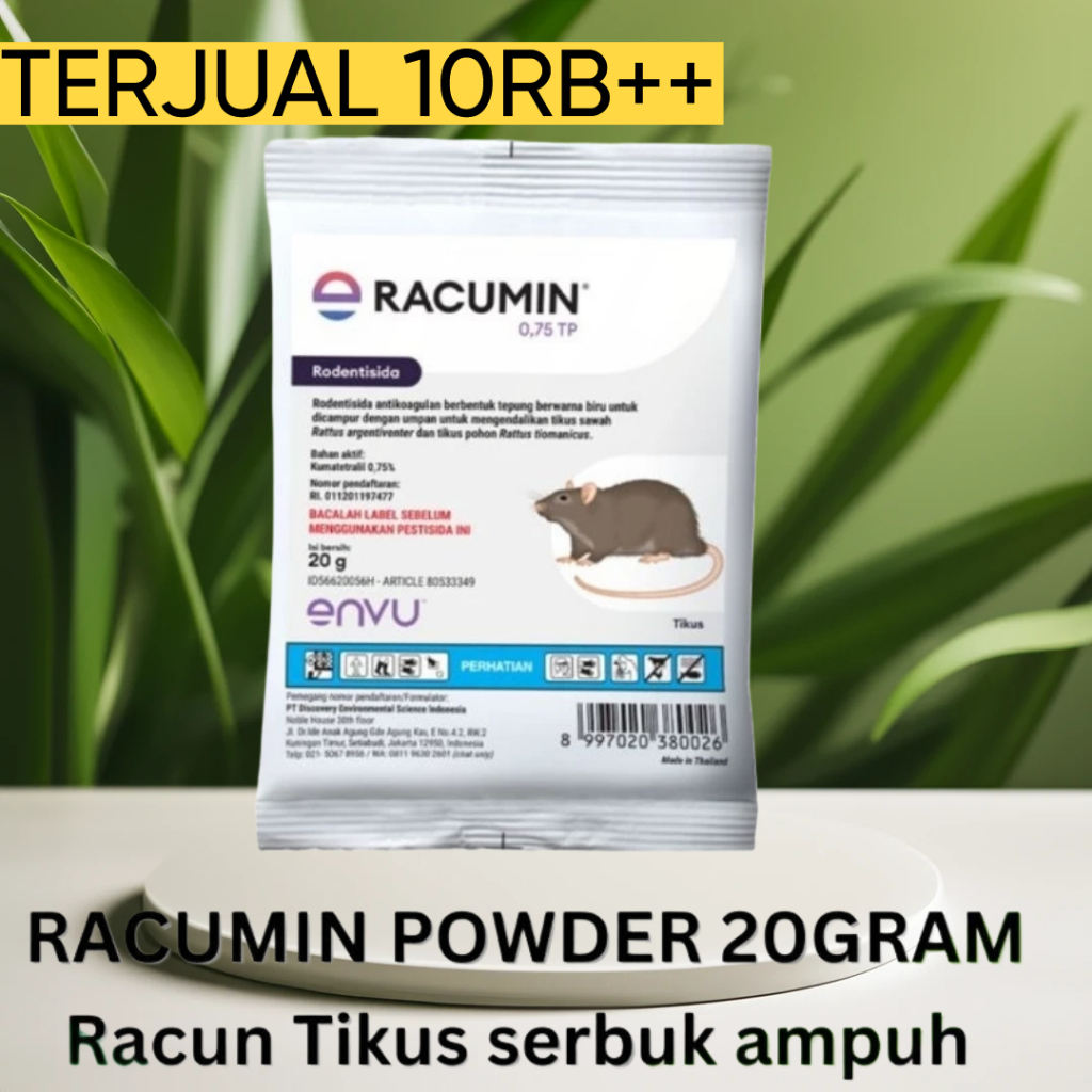 Jual RACUMIN 0,75TP RACUN TIKUS RACUMIN/RACUMIN 20GRAM/ RACUN TIKUS ...