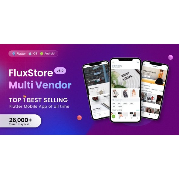 Jual Source Code Fluxstore Multi Vendor Aplikasi Mobile Flutter Toko Online Multi Vendor Android ...