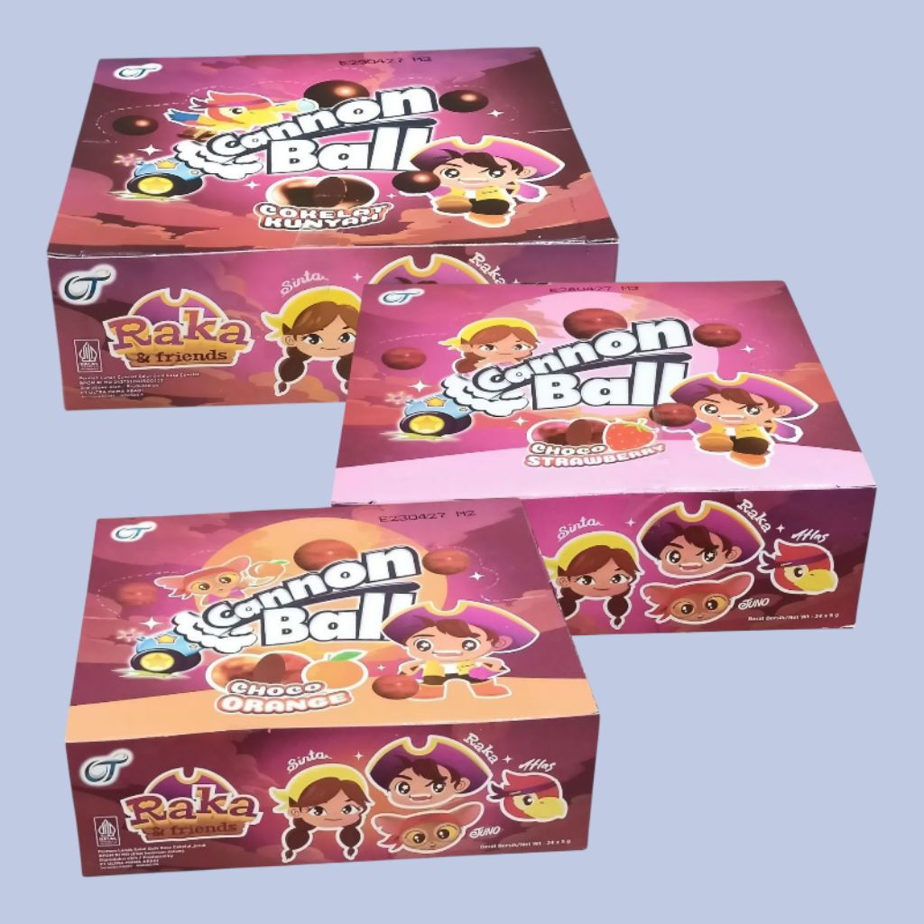 Jual CANON BALL Permen Coklat Empuk [24 pcs/box] | Shopee Indonesia