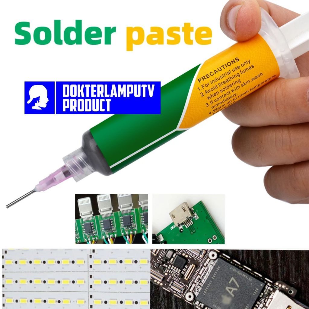 Jual TIMAH QU TIMAH PASTA TIMAH CAIR UNTUK PEMASANGAN LED SMD IC DLL ...
