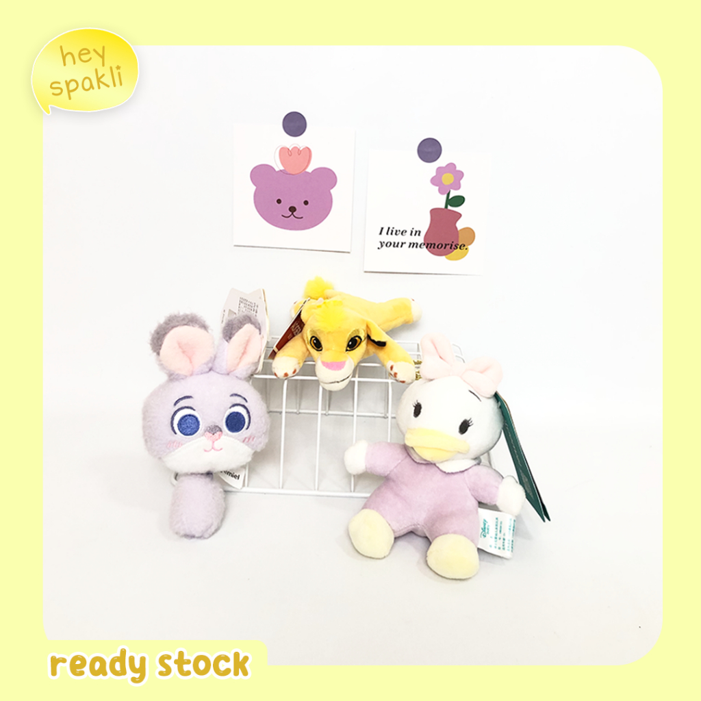 Jual gantungan kunci - potdemiel zootopia & daisy duck karakter kartun ...