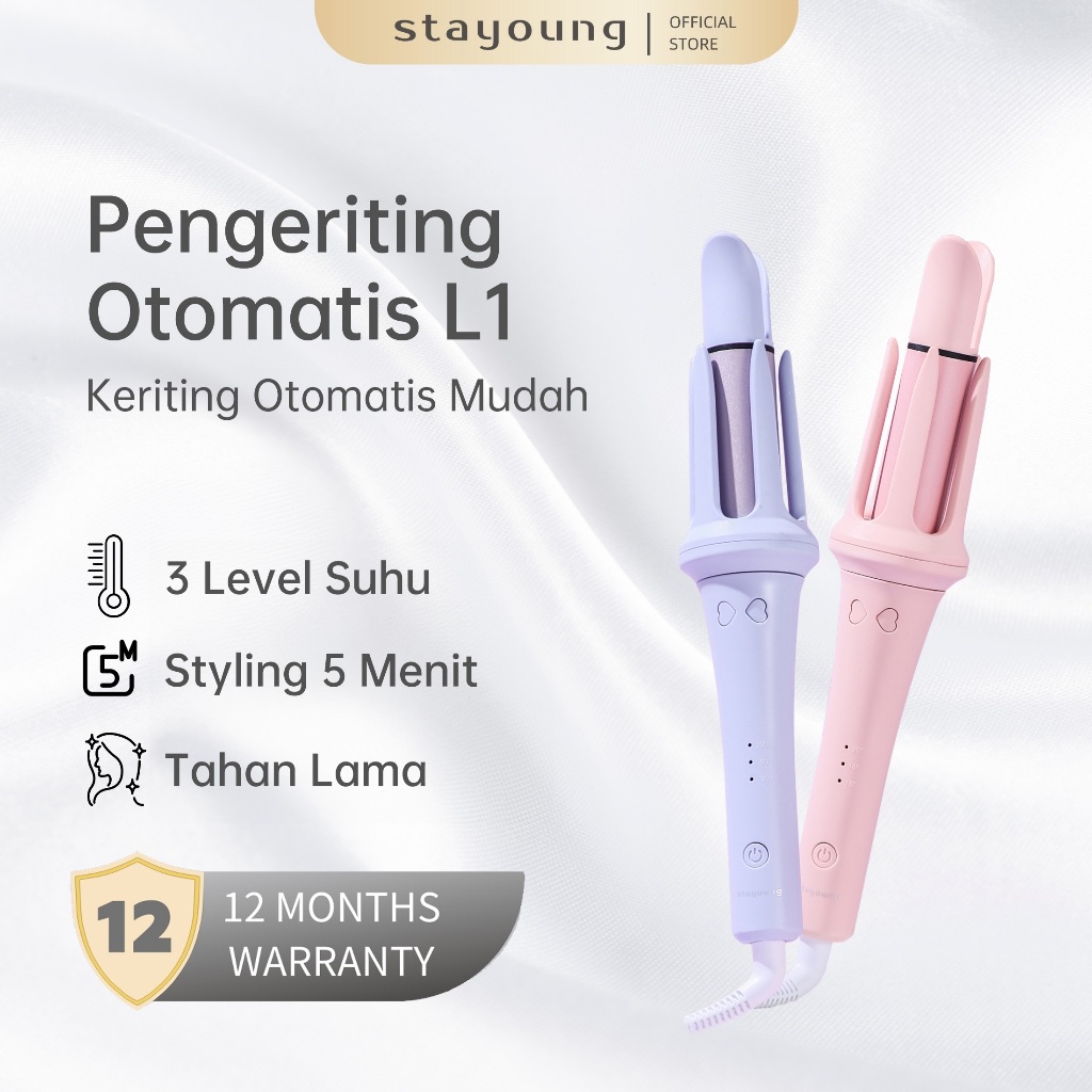 Jual STAYOUNG Automatic Curler L1, Alat Pengeriting Rambut Multifungsi ...