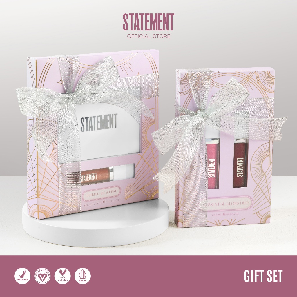Jual Statement Beauty GIFT SET - Lipssential Gloss Duo/Ultimate Eye & Lip Bundle | Shopee Indonesia