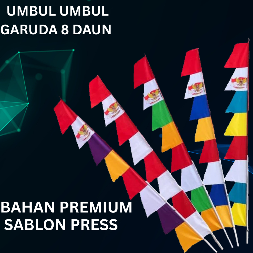 Jual (20PCS) BENDERA UMBUL UMBUL GARUDA BIG SALE | Shopee Indonesia