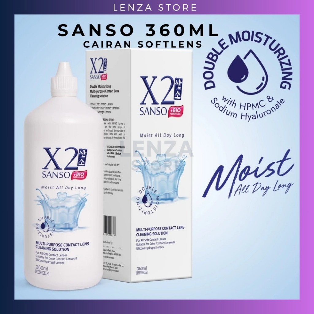 Jual CAIRAN PREMIUM SOFTLENS X2 SANSO 360ML MADE IN KOREA | Shopee Indonesia